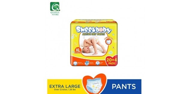 Sweetbaby Active Dry Pants Extra Large 20+4 Pads