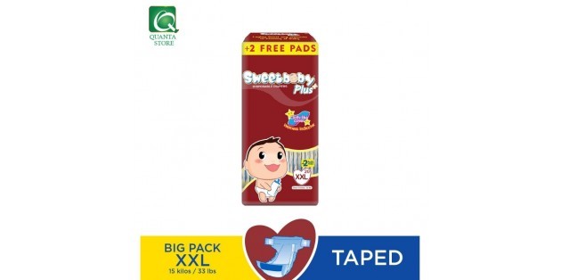 Sweet Baby Plus Big Pack Double Extra Large 20 + 2 FREE Pads