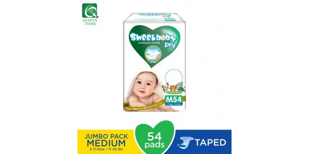 Sweetbaby Dry Jumbo Pack Medium 54 Pads