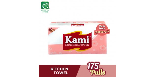 Kami Interfolded Paper Towel 1 Ply 175 Pulls